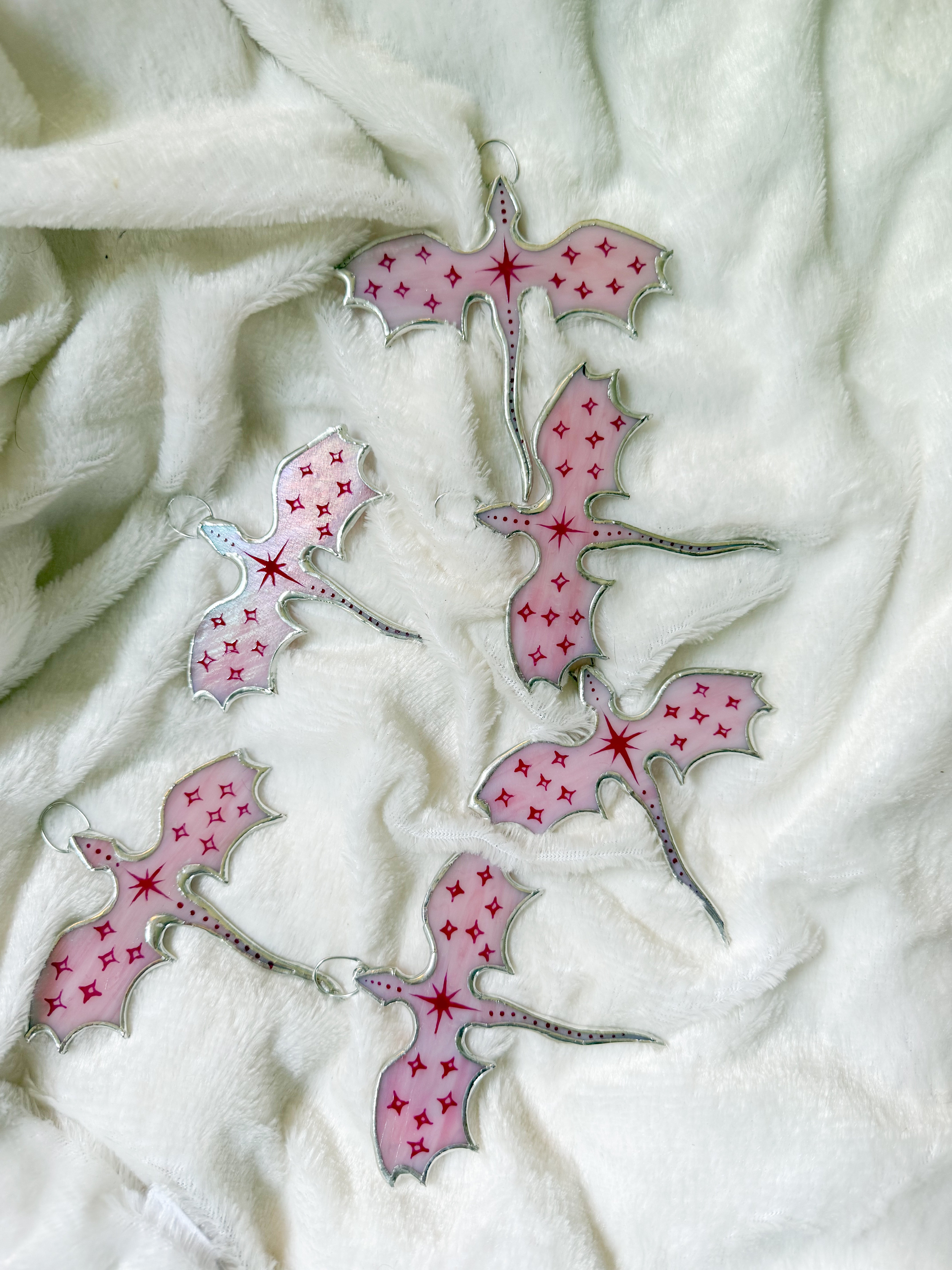 Mini Wyverns - Pink – Lehigh Glass